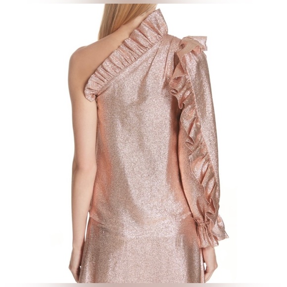 Ulla Johnson | Tops | Ulla Johnson One Shoulder Ruffle Top | Poshmark